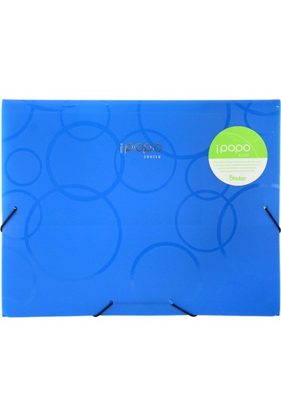 Shuter A4 Lastikli Pp Dosya Mavi Renk W251