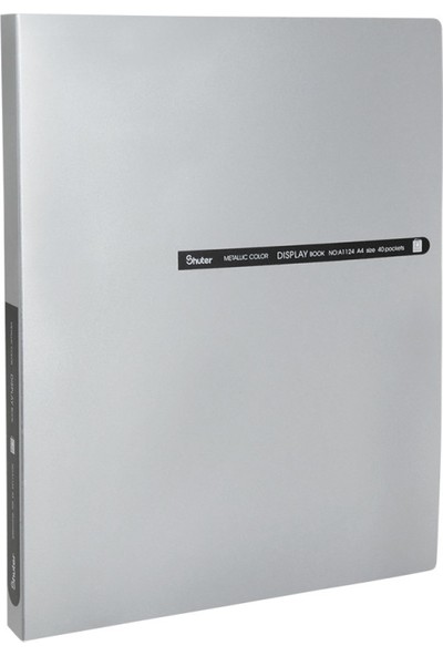 Shuter Sert Kapak Sunum Dosyası 40'lı Gümüş