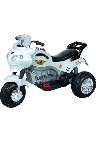 Aliş Akülü Motosiklet 12 Volt Beyaz - 404 Aliş Akülü Motosiklet 12 Volt Beyaz - 404