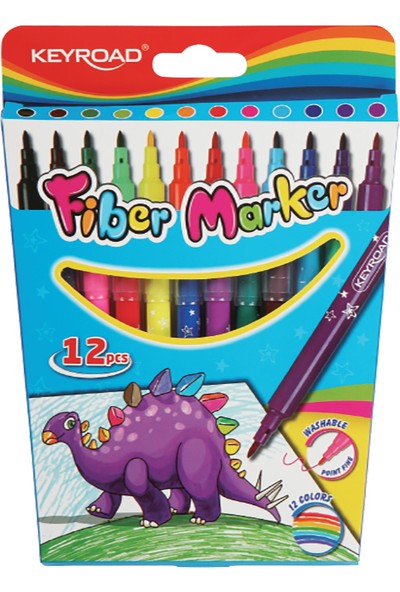 Keyroad Çevirmeli Mum Boya 12'li