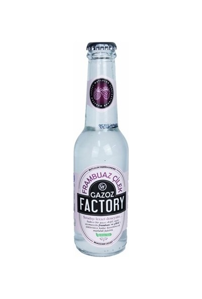 Gazoz Factory Vegan Frambuaz Çilek 12x 250ml Gazoz Factory Vegan Frambuaz Çilek 12x 250ml