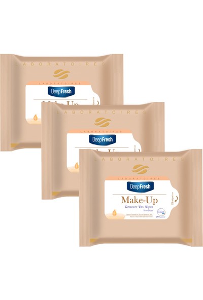 Deep Fresh Cilt - Makyaj Temizleyici Mendil Ekstra Krem 3'lü Deep Fresh Cilt - Makyaj Temizleyici Mendil Ekstra Krem 3'lü