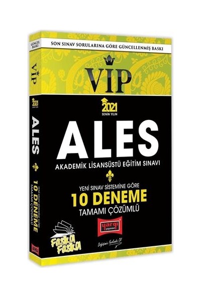 Yargı Yayınevi Ales Vıp Yeni Sınav Sistemine Göre Tamamı Çözümlü 10 Fasikül Deneme Yargı Yayınevi Ales Vıp Yeni Sınav Sistemine Göre Tamamı Çözümlü 10 Fasikül Deneme