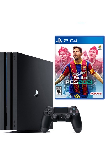 Sony PS4 Pro 1TB Konsol + PS4 Pes 2021