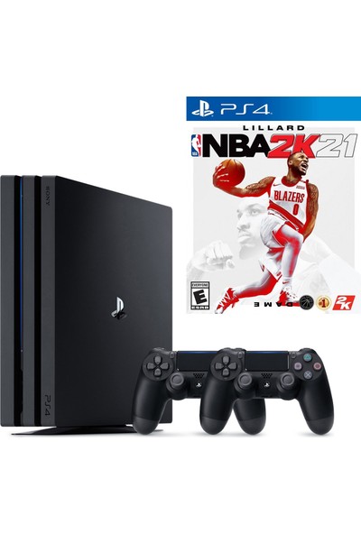 Sony PS4 Pro 1TB Konsol + 2. PS4 Kol + PS4 Nba 2K21 Sony PS4 Pro 1TB Konsol + 2. PS4 Kol + PS4 Nba 2K21