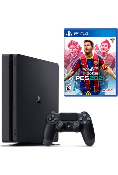 Sony PS4 Slim 500GB Konsol + PS4 Pes 2021 (Eurasia)