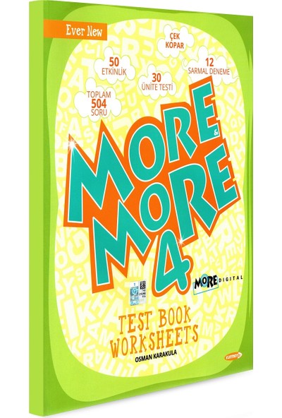 Kurmay Yayınları Elt More And More 4. Sınıf English Worksheets Test Book