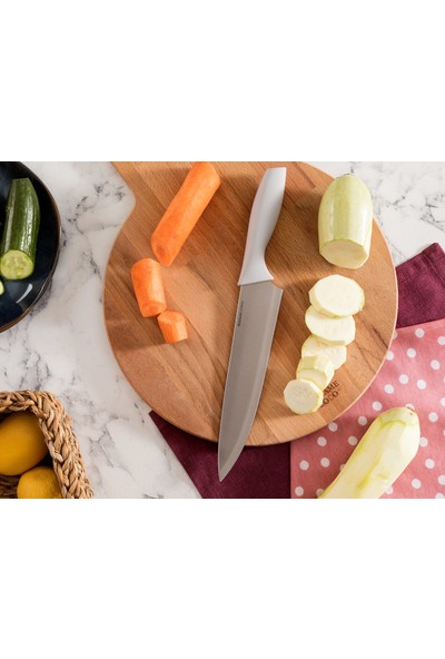 Madame Coco Nancy Şef Bıçağı - Soft Gri Madame Coco Nancy Şef Bıçağı - Soft Gri