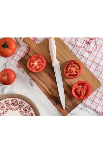 Madame Coco Nancy Doğrama Bıçağı - Soft Pudra Madame Coco Nancy Doğrama Bıçağı - Soft Pudra