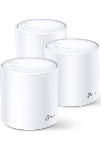 TP-Link Deco X60 AX 3000 Mbps Tüm Ev Mesh Wi-Fi 6 Mesh 3’lü WiFi Sistemi TP-Link Deco X60 AX 3000 Mbps Tüm Ev Mesh Wi-Fi 6 Mesh 3’lü WiFi Sistemi