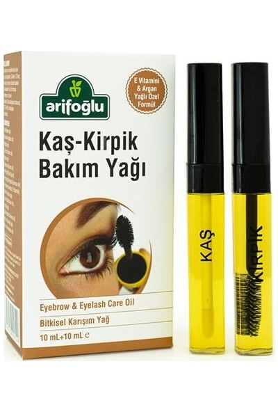 Arifoğlu Kaş Kirpik Bakım Yağı | Doğal E Vitaminli 10+10 ml Arifoğlu Kaş Kirpik Bakım Yağı | Doğal E Vitaminli 10+10 ml