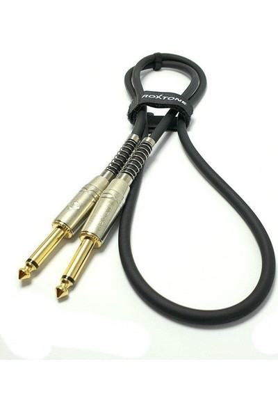 Roxtone RX-K12303 6.3mm Mono Gitar Kablo 3metre Roxtone RX-K12303 6.3mm Mono Gitar Kablo 3metre