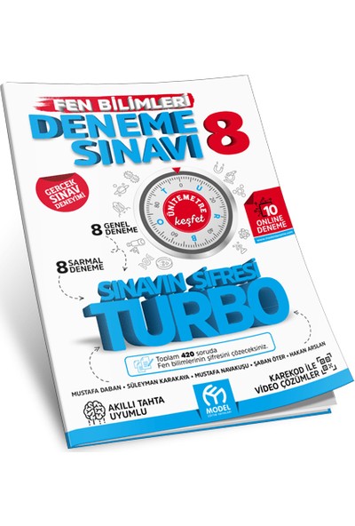 Model Eğitim Yayıncılık 8. Sınıf Fen Bilimleri Turbo Deneme Sınavı Model Eğitim Yayıncılık 8. Sınıf Fen Bilimleri Turbo Deneme Sınavı