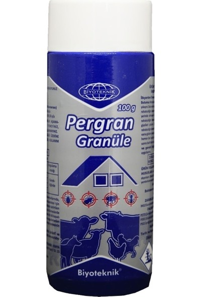 Biyo Teknik Pergran Granüle Kafes Kuşları Haşere Giderici 1000 gr