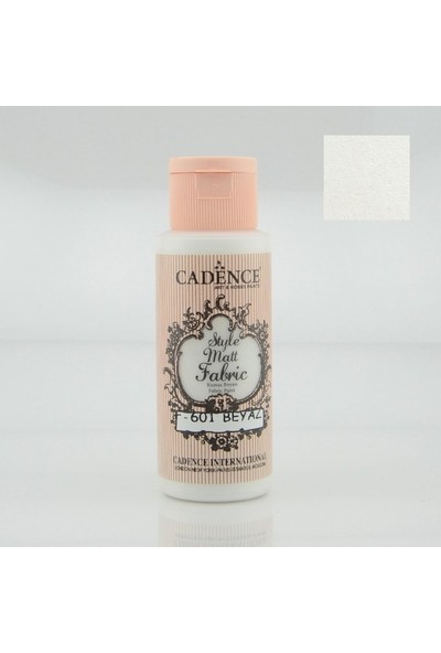 Cadence Kumaş Boyası Mat 59 ml Beyaz Cadence Kumaş Boyası Mat 59 ml Beyaz