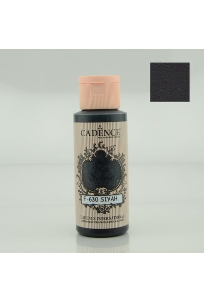 Cadence Kumaş Boyası Mat 59 ml Siyah
