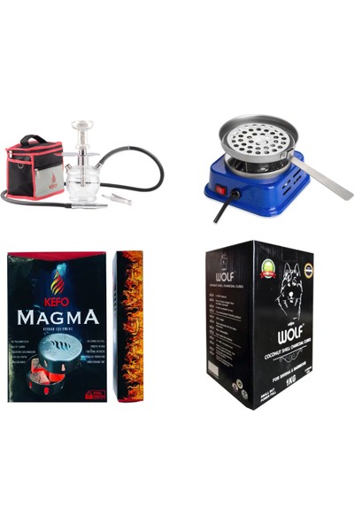 Kefo Süper Nargile Başlangıç Seti 4 Ürün 1 Paket