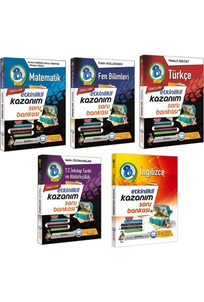 Çanta Yayınları 8.sınıf Tüm Dersler Soru Bankası 5 Kitap
