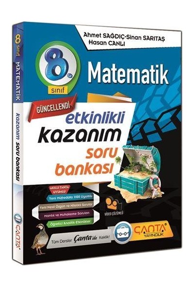 Çanta 8. Sınıf Kazanım Matematik Soru Bankası