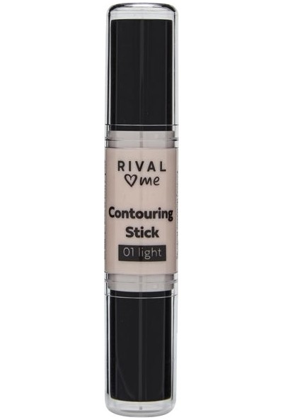 Rival Loves Me Stick Kontür Çift Uçlu No:01 Light Rival Loves Me Stick Kontür Çift Uçlu No:01 Light