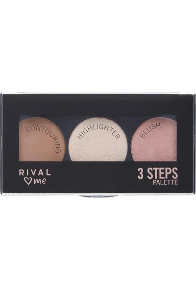 Rival Loves Me Pudra Paleti 3 Steps Rival Loves Me Pudra Paleti 3 Steps
