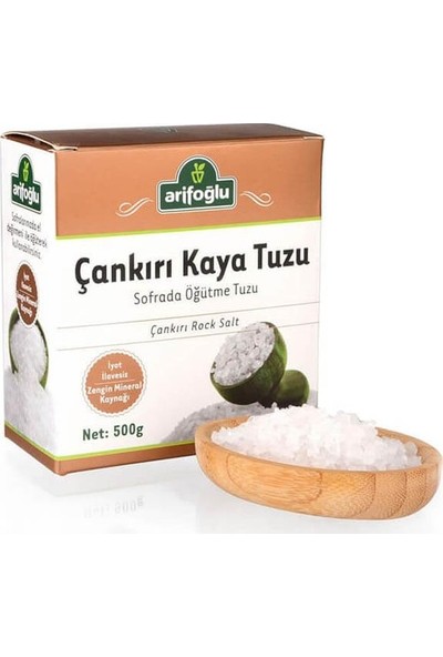 Arifoğlu Çankırı Kaya Tuzu Sofrada Öğütme 500 gr