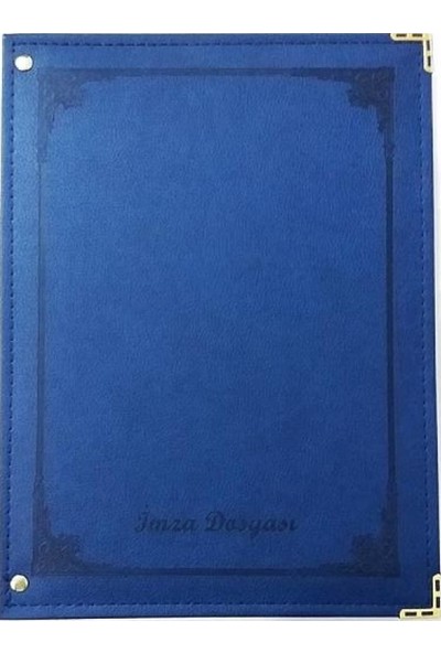 Önder 7100 Termo Deri İmza Dosyası 12'li Lacivert Önder 7100 Termo Deri İmza Dosyası 12'li Lacivert