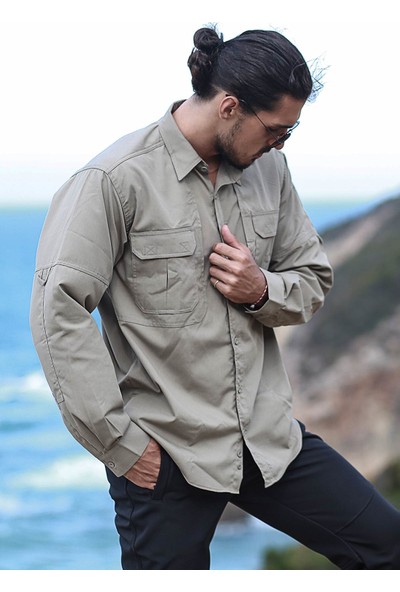 Fiyort Cabot Bej Taktik Gömlek Fiyort Cabot Bej Taktik Gömlek