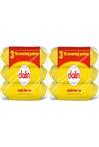 Dalin Islak Temizleme Mendili 56LI (3 Lü Paket) x 2
