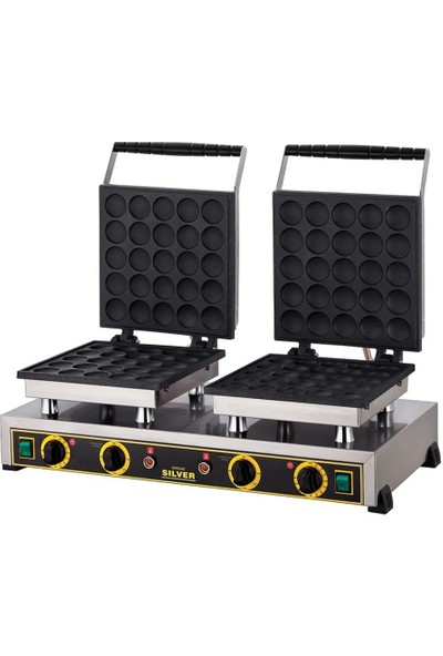 Silver Çiftli Yuvarlak Kapaklı Bubble Makinesi