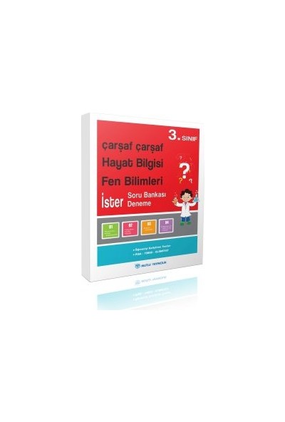 Mutlu Yayınları Çarşaf Çarşaf Hayat Bilgisi-Fen Bilimleri 3.Sınıf