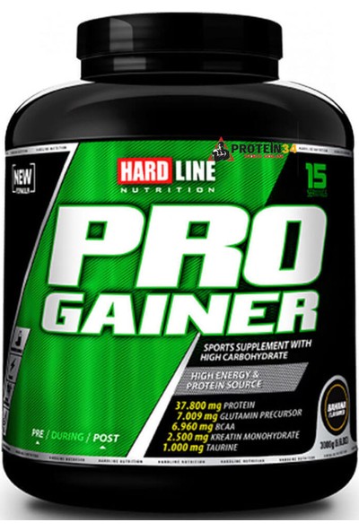 Hardline Nutrition Karbonhidrat Tozu Progainer 3000GR Mass Gainer 3 Aromalı Hardline Nutrition Karbonhidrat Tozu Progainer 3000GR Mass Gainer 3 Aromalı