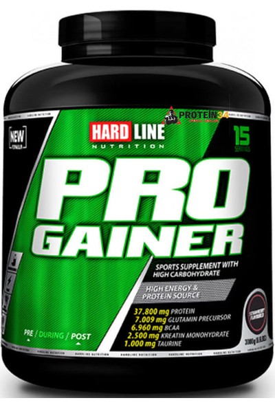 Hardline Nutrition Karbonhidrat Tozu Progainer 3000GR Mass Gainer 3 Aromalı Hardline Nutrition Karbonhidrat Tozu Progainer 3000GR Mass Gainer 3 Aromalı