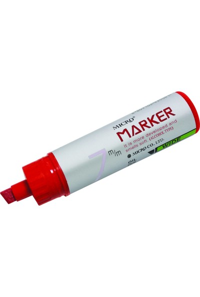 Mikro Permament Markör 7 mm Kırmızı