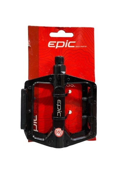 Epic Bilyalı Siyah Geniş Bisiklet Pedalı