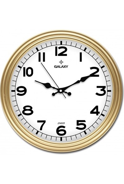 İş Saat Akar Saniyeli Sessiz Makine Ofis Tipi Duvar Saati