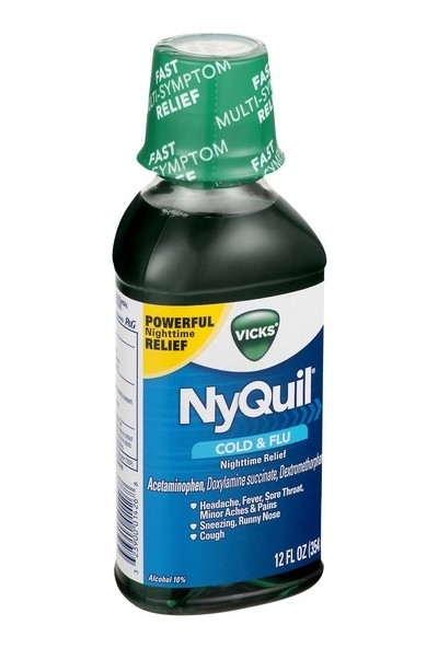 Vicks Nyquil Cold&flu Nightime Relief 354ml Vicks Nyquil Cold&flu Nightime Relief 354ml