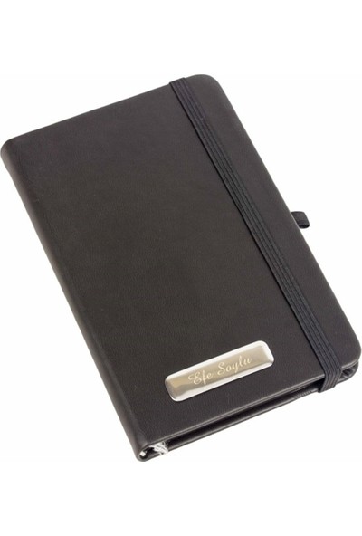 Hediye Rengi İsme Özel Siyah Cep Defteri Hediye Rengi İsme Özel Siyah Cep Defteri
