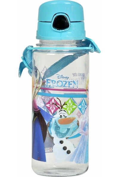 Hakan Çanta Frozen Elsa 500 ml Suluk - Matara Mavi Hakan Çanta Frozen Elsa 500 ml Suluk - Matara Mavi