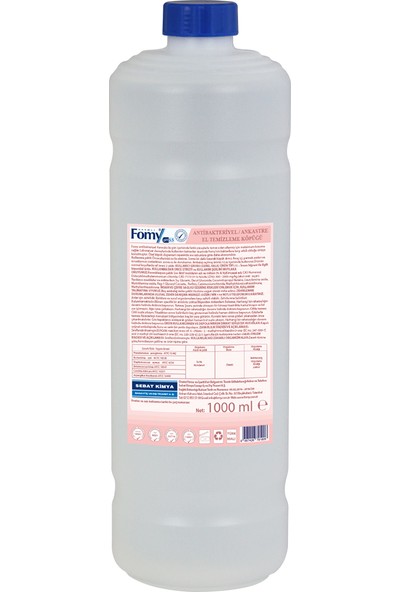 Fomy Antibakteriyel Ankastre El Tem. KÖP.1000 ml Fomy Antibakteriyel Ankastre El Tem. KÖP.1000 ml