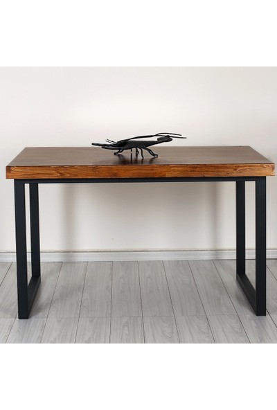 Krasiva U Ayaklı Dekoratif Masif Ceviz Renk Masa 160*90*H:75 cm Krasiva U Ayaklı Dekoratif Masif Ceviz Renk Masa 160*90*H:75 cm