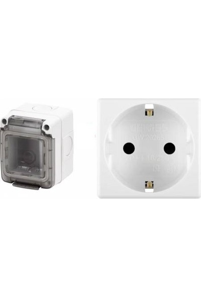 Gewiss IP65 Korumalı Su Geçirmez Outdoor Dış Mekan Sıva Üstü Kapaklı Priz - Kapak Dahil Gewiss IP65 Korumalı Su Geçirmez Outdoor Dış Mekan Sıva Üstü Kapaklı Priz - Kapak Dahil