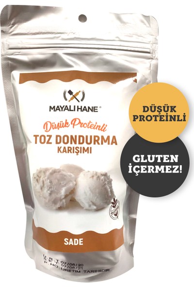 Mayalı Hane Düşük Proteinli Vanilyalı Toz Dondurma Karışımı 200 gr