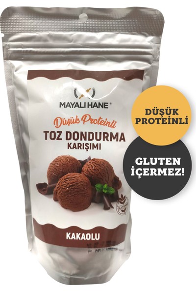 Mayalı Hane Düşük Proteinli Kakaolu Toz Dondurma Karışımı 200 gr
