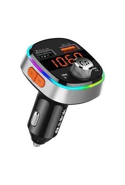 S-Link SL-BT235 Rainbow Bluetooth V5.0 LED Ekran Usb+Tf Desteği Ç S-Link SL-BT235 Rainbow Bluetooth V5.0 LED Ekran Usb+Tf Desteği Ç