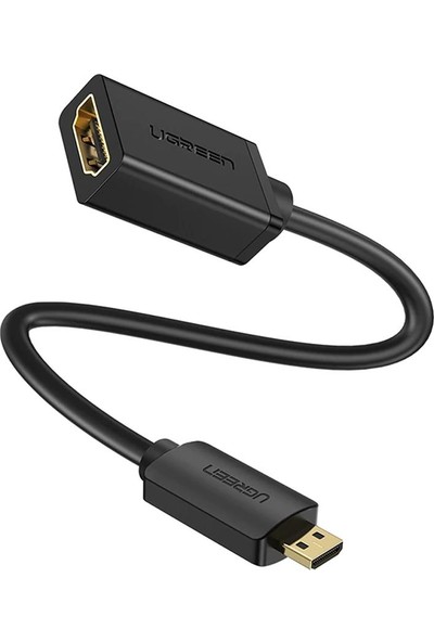 Ugreen Micro HDMI To HDMI Dönüştürücü Kablo 22 cm Ugreen Micro HDMI To HDMI Dönüştürücü Kablo 22 cm