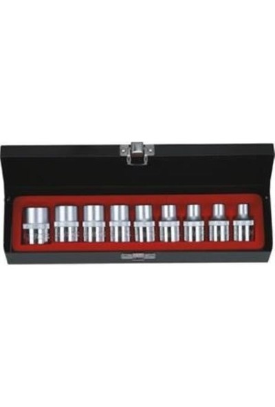 Rico 007-RC9010 9 Parça Torx Lokma Seti Takımı E Dişi 1/2'' Rico 007-RC9010 9 Parça Torx Lokma Seti Takımı E Dişi 1/2''