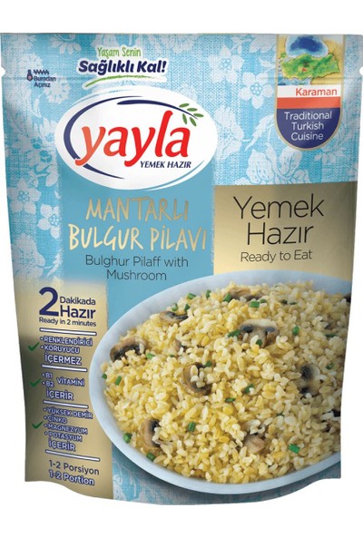 Yayla Mantarlı Bulgur Pilavı 250 gr 3'Lü Paket