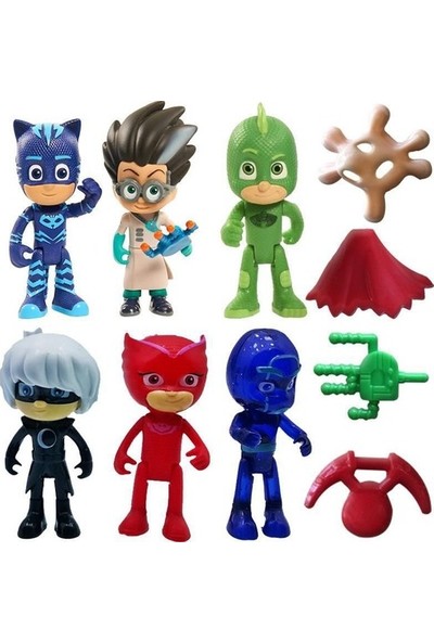 Pj Masks Figür Oyuncakları 10'lu Set