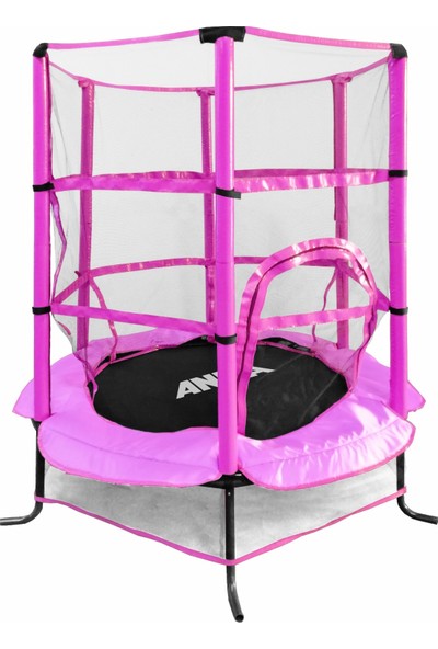 Anka 140 cm Fileli Trambolin (Pembe)